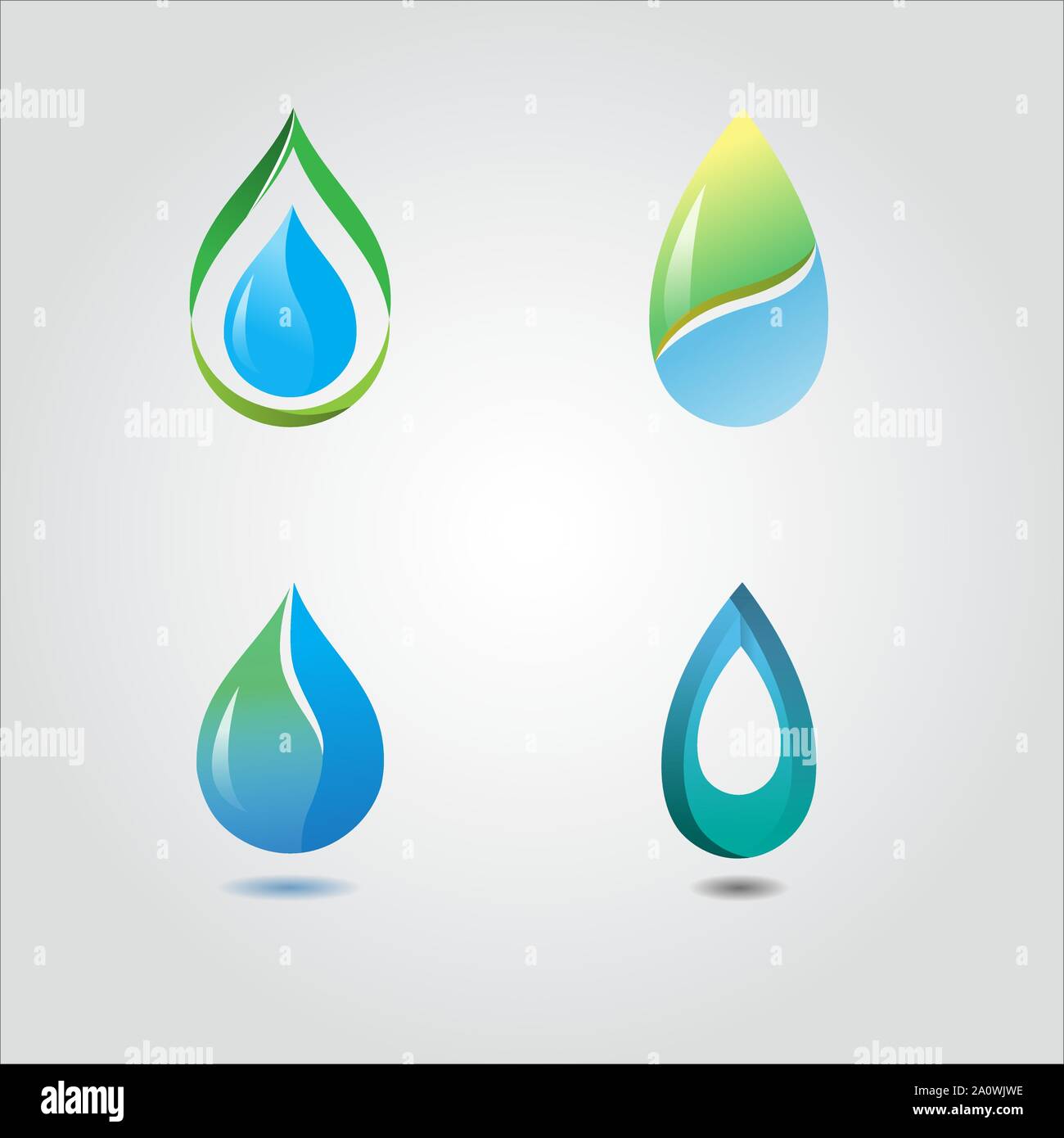 Water Drop Liquid Clean Eco-friendly Logo Icon Symbol template - eps 10 ...