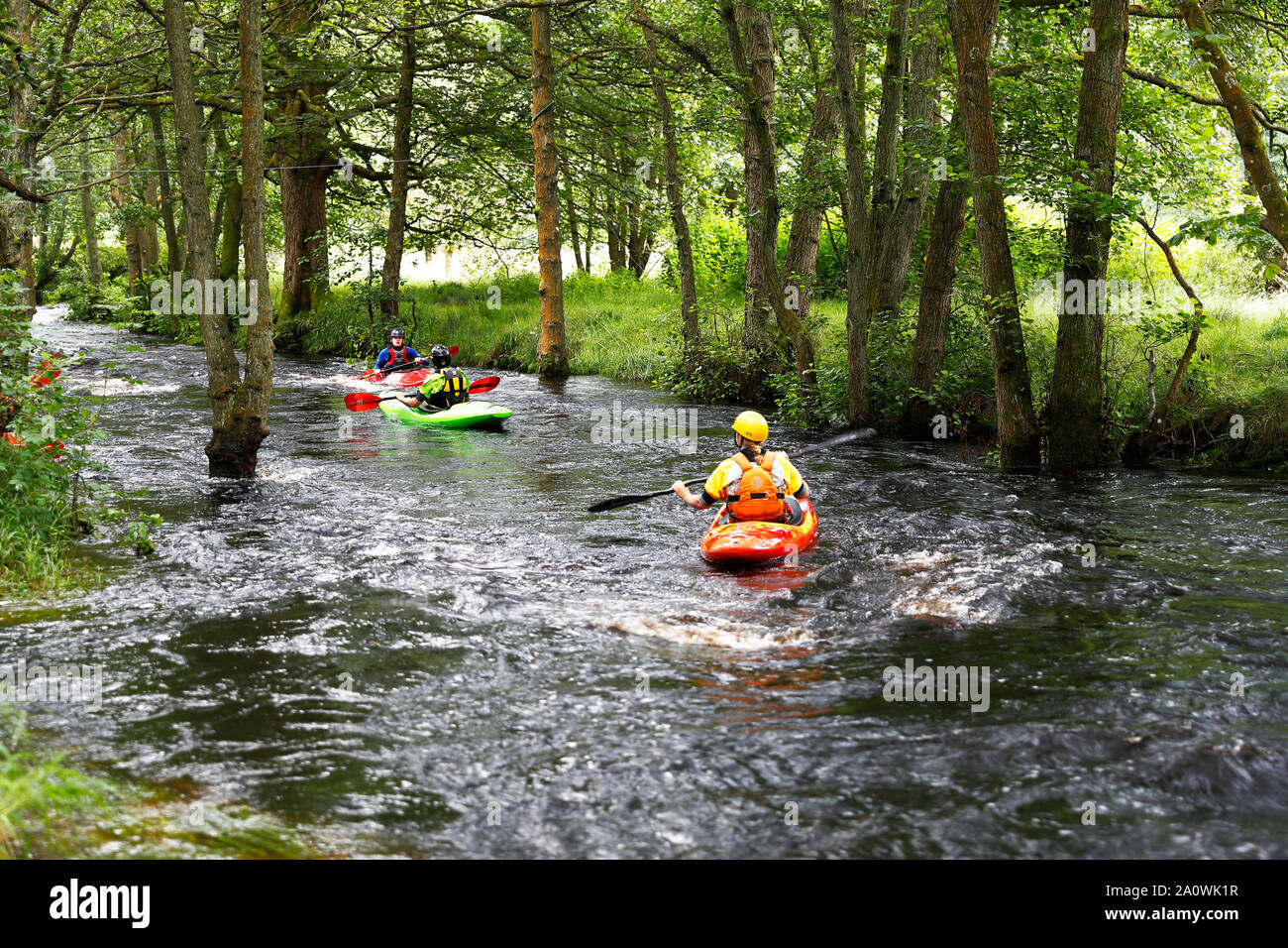 Canoe event river washburn harrogate hi-res stock photography and ...