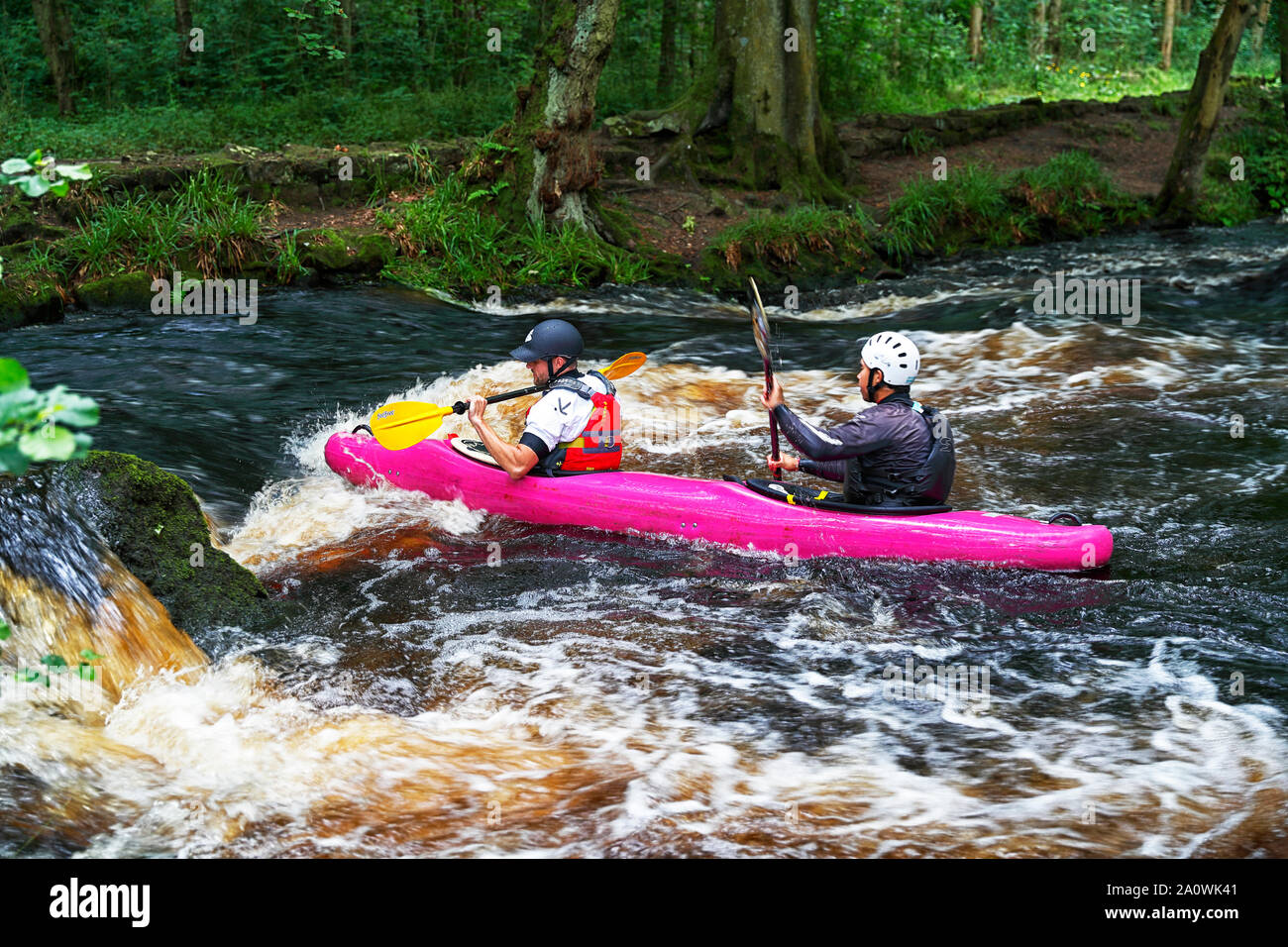 Canoe event river washburn harrogate hi-res stock photography and ...