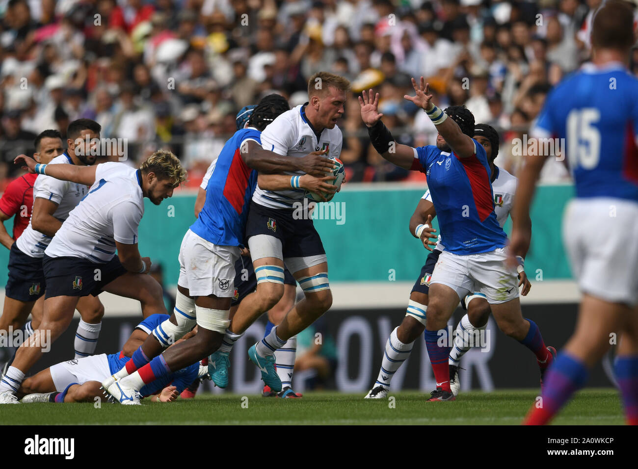 Japan. 22nd Spet 2019. Federico Ruzza of Italy during the 2019 Rugby ...