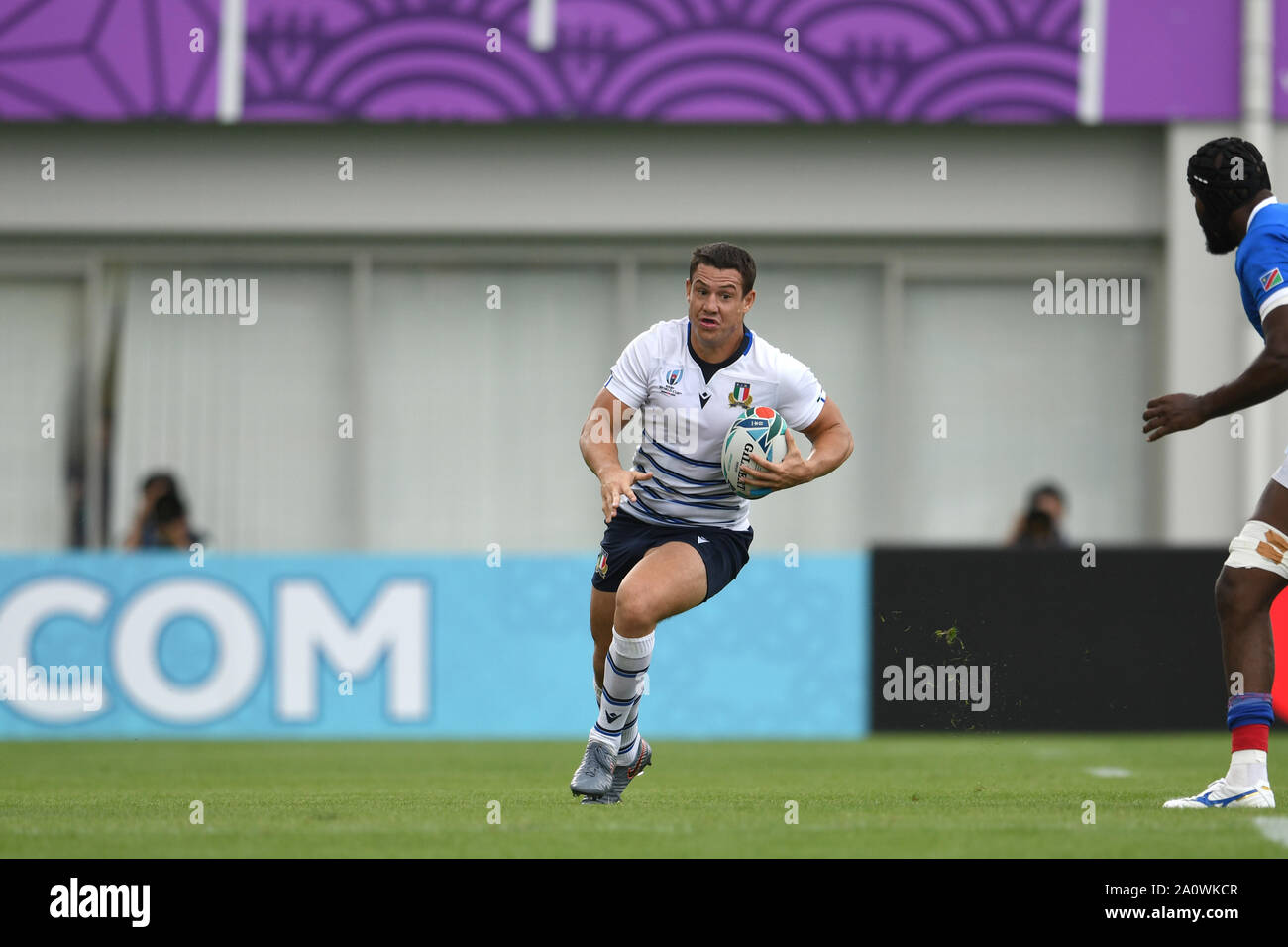 Japan. 22nd Spet 2019. Luca Morisi of Italy during the 2019 Rugby World ...