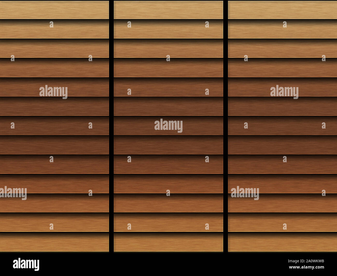 Illustration of grunge wooden roller shutters texture or background ...