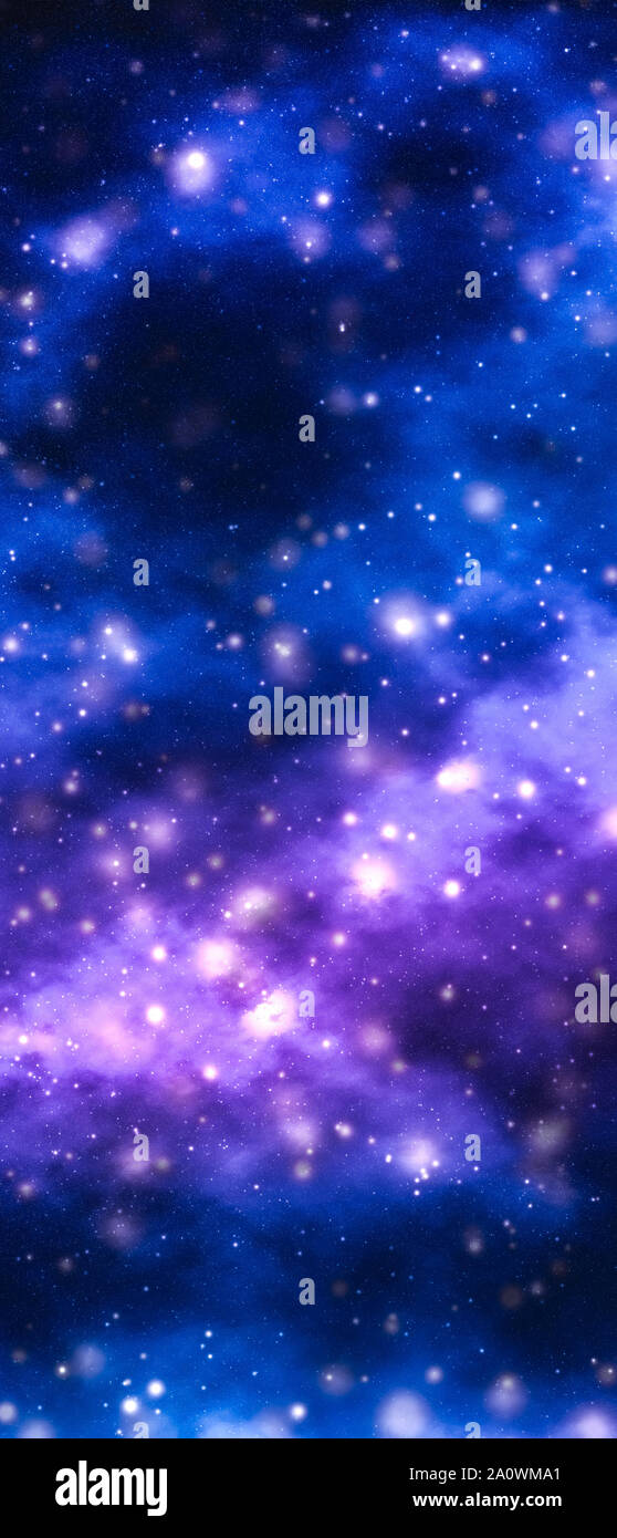 Discovery in astronomy, cosmic abstract and future technology concept ...