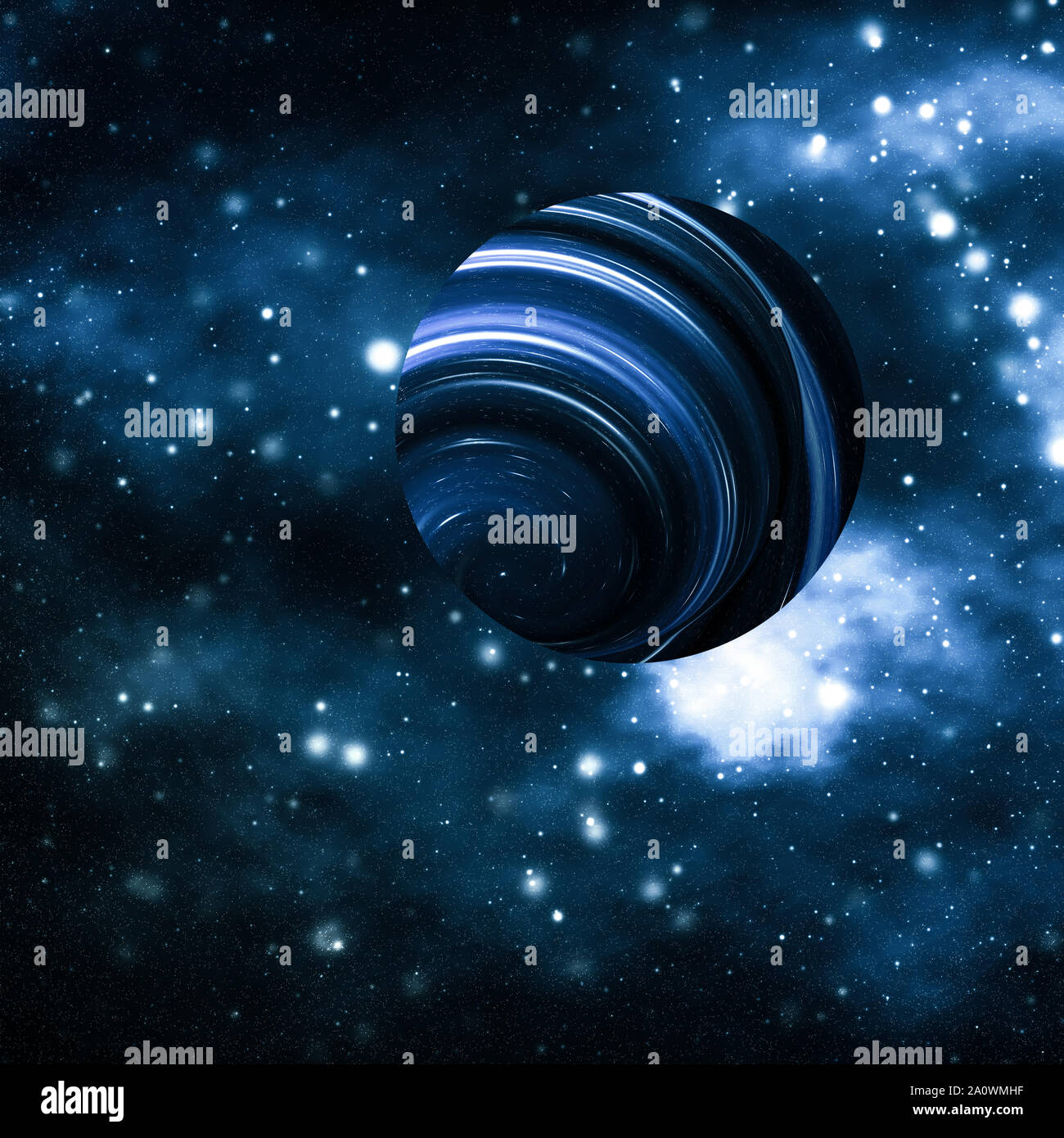 Discovery in astronomy, cosmic abstract and future technology concept ...