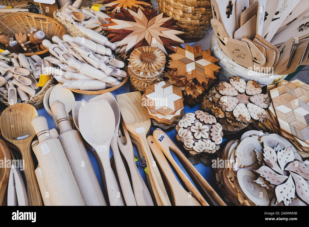 Handcrafted wood products hi-res stock photography and images - Alamy