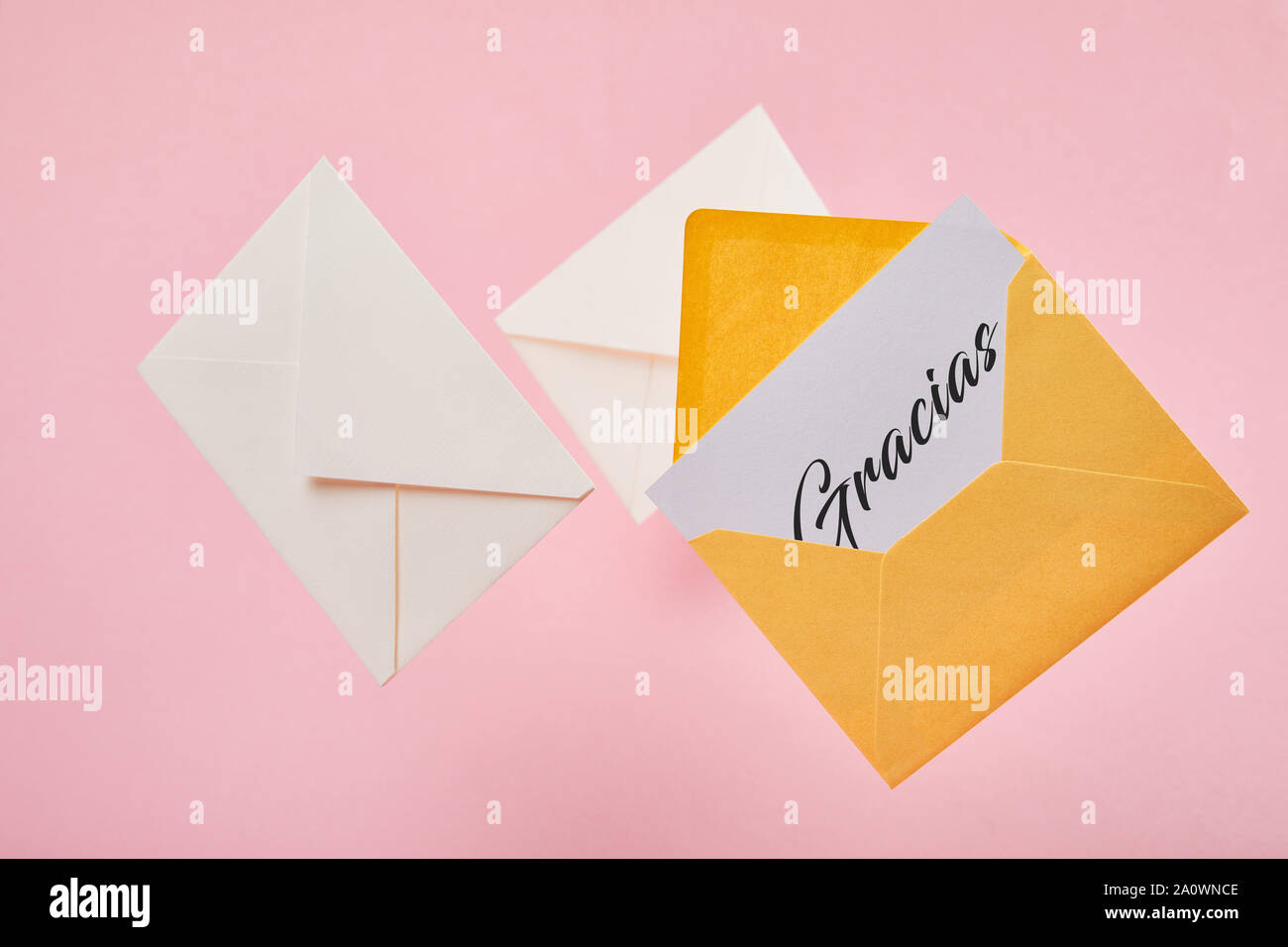 Spanish thank you card hi-res stock photography and images - Alamy