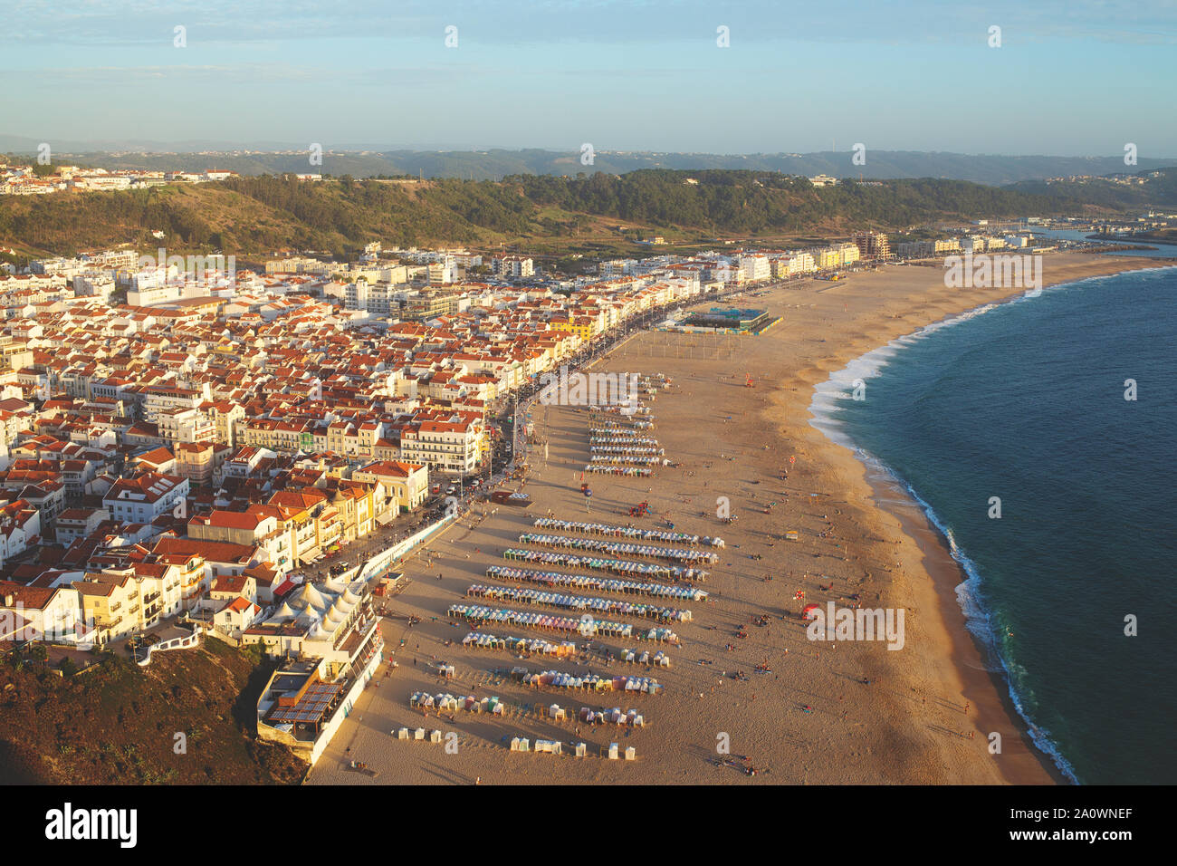 Nazare beach resort hi-res stock photography and images - Alamy