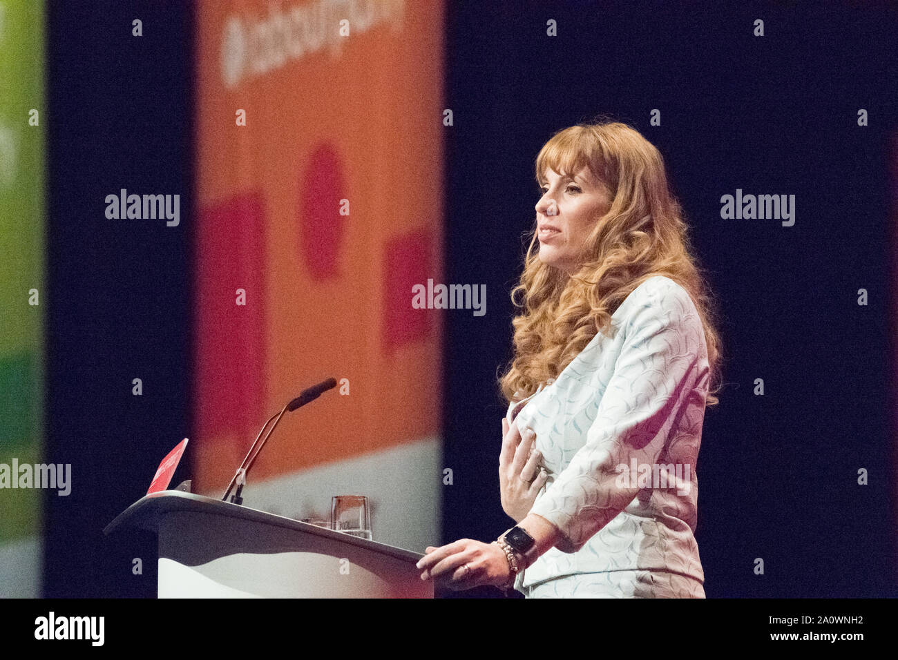 Angela rayner speech at labour conference hi-res stock photography and ...