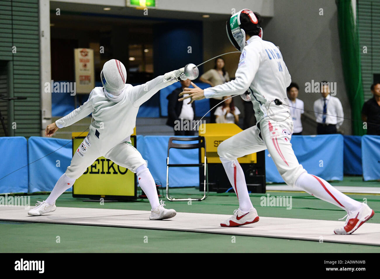 Komazawa Olympic Park Gymnasium, Tokyo, Japan. 21st Sep, 2019. Kazuyasu ...