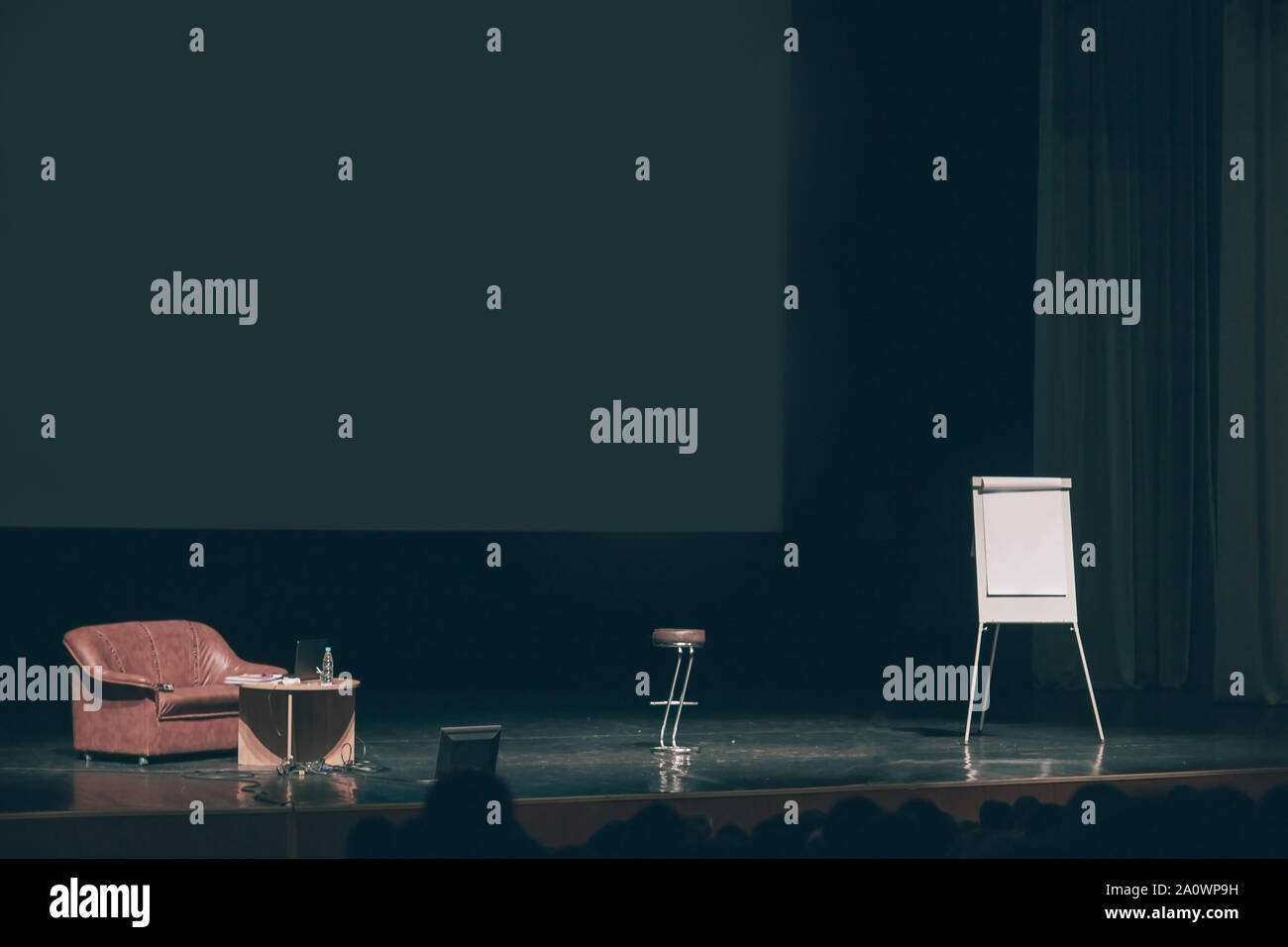 interior of the stage in a modern conference room Stock Photo - Alamy