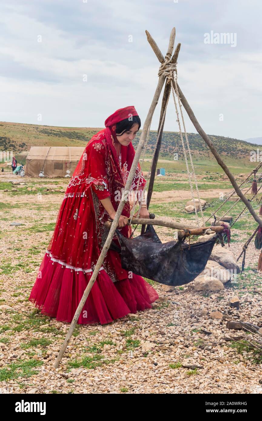 Woman with goat hi-res stock photography and images - Alamy