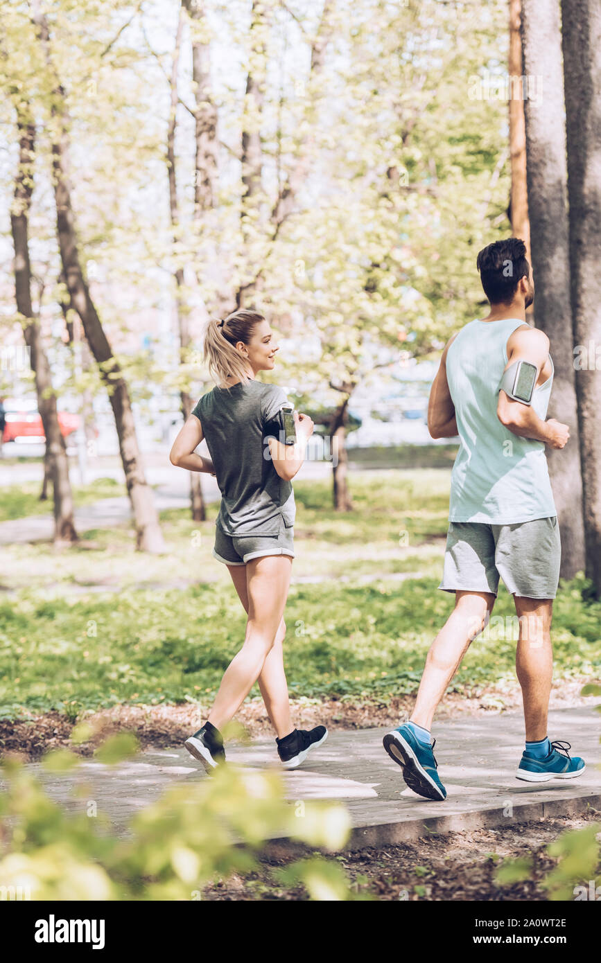 Beautiful young runners together hi-res stock photography and images ...