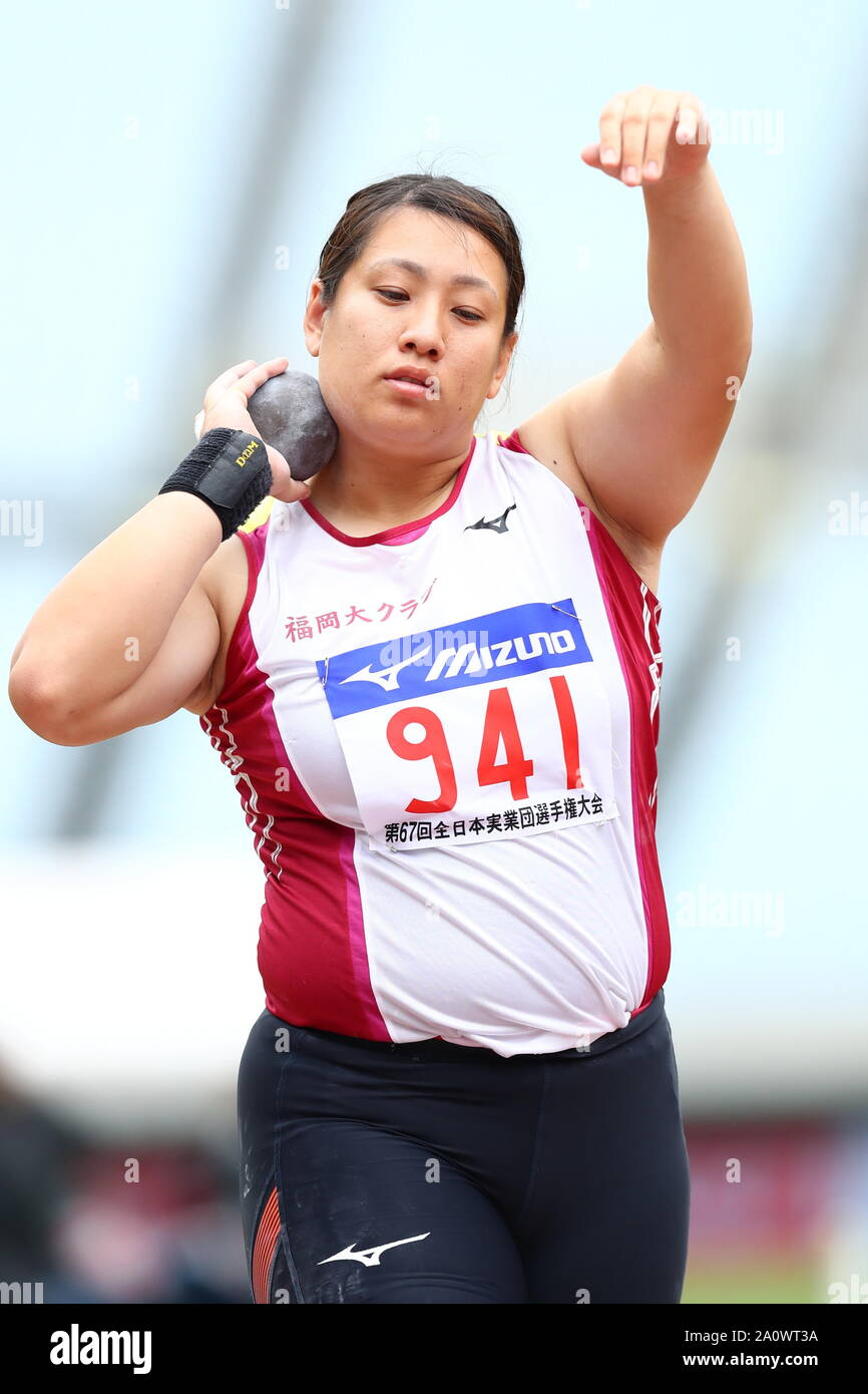Osaka, Japan. 21st Sep, 2019. Aya Ota Athletics : The 67th All Japan ...