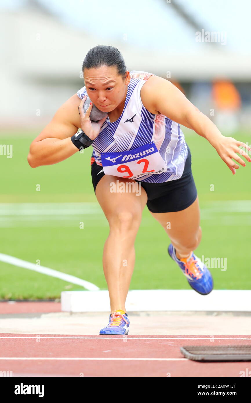 Osaka, Japan. 21st Sep, 2019. /Chiaki Yoshino Athletics : The 67th All ...