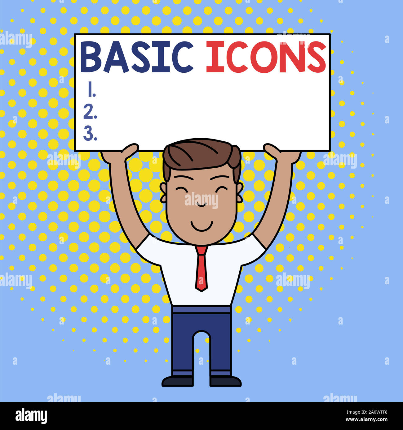 Conceptual hand writing showing Basic Icons. Concept meaning pictogram ...