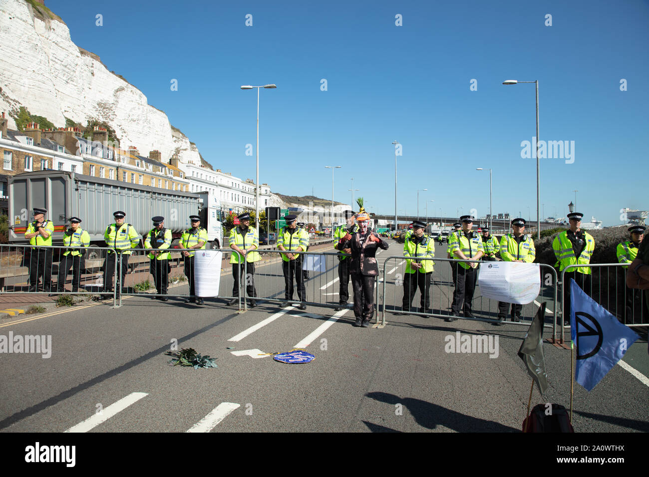 Demonstration against carbon footprint hi-res stock photography and ...