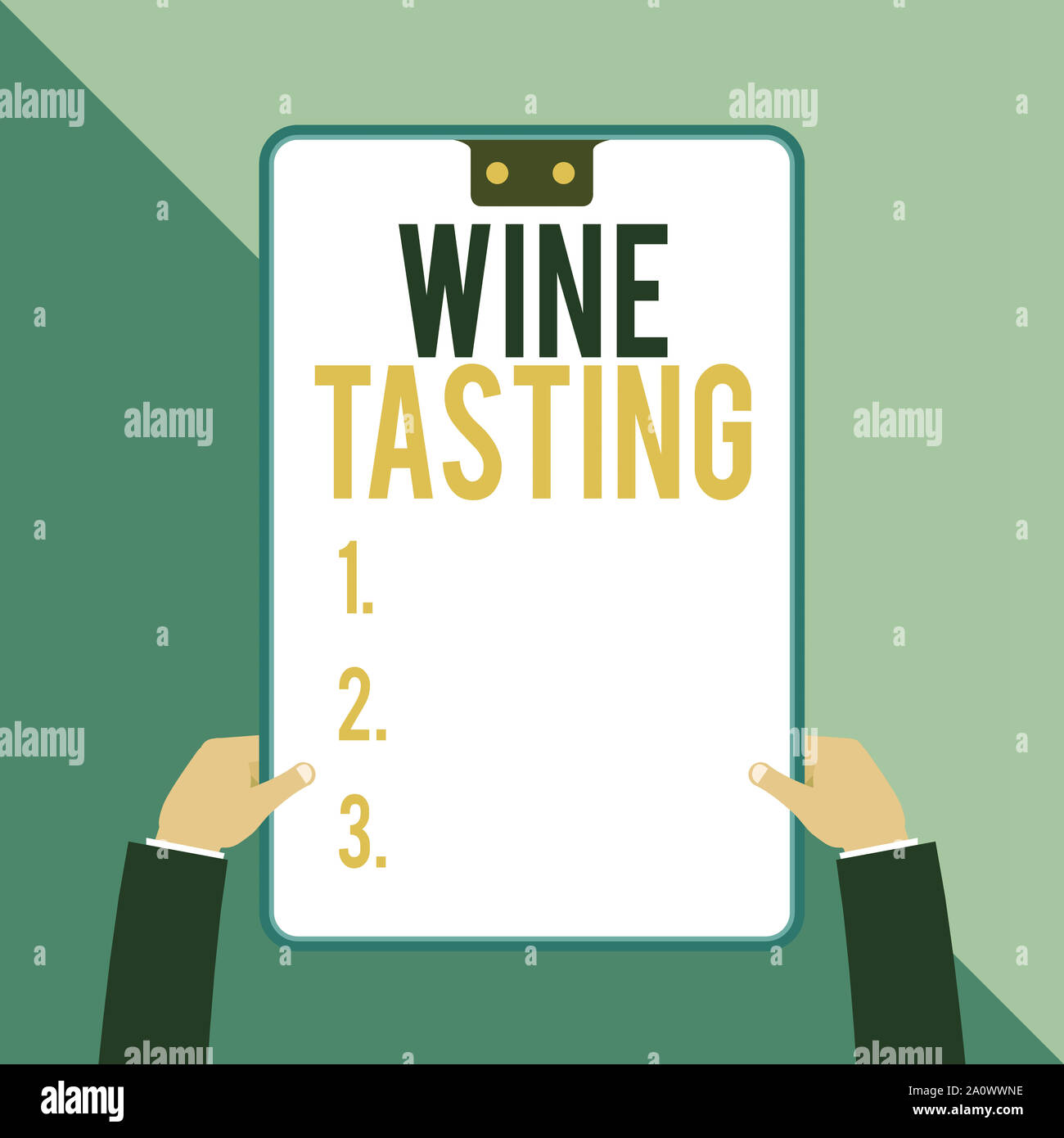 Word writing text Wine Tasting. Business photo showcasing Degustation ...