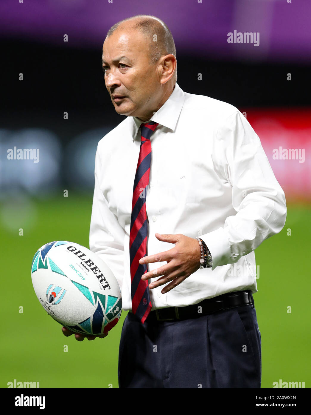 England Head Coach Eddie Jones ahead of the 2019 Rugby World Cup Pool C ...