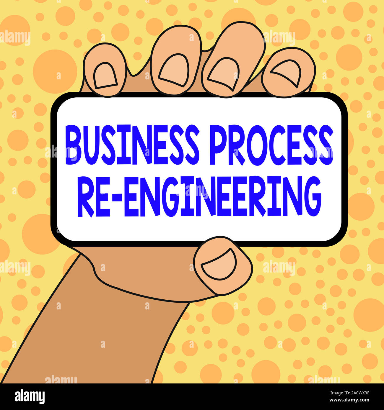 Writing note showing Business Process Re Engineering. Business concept ...