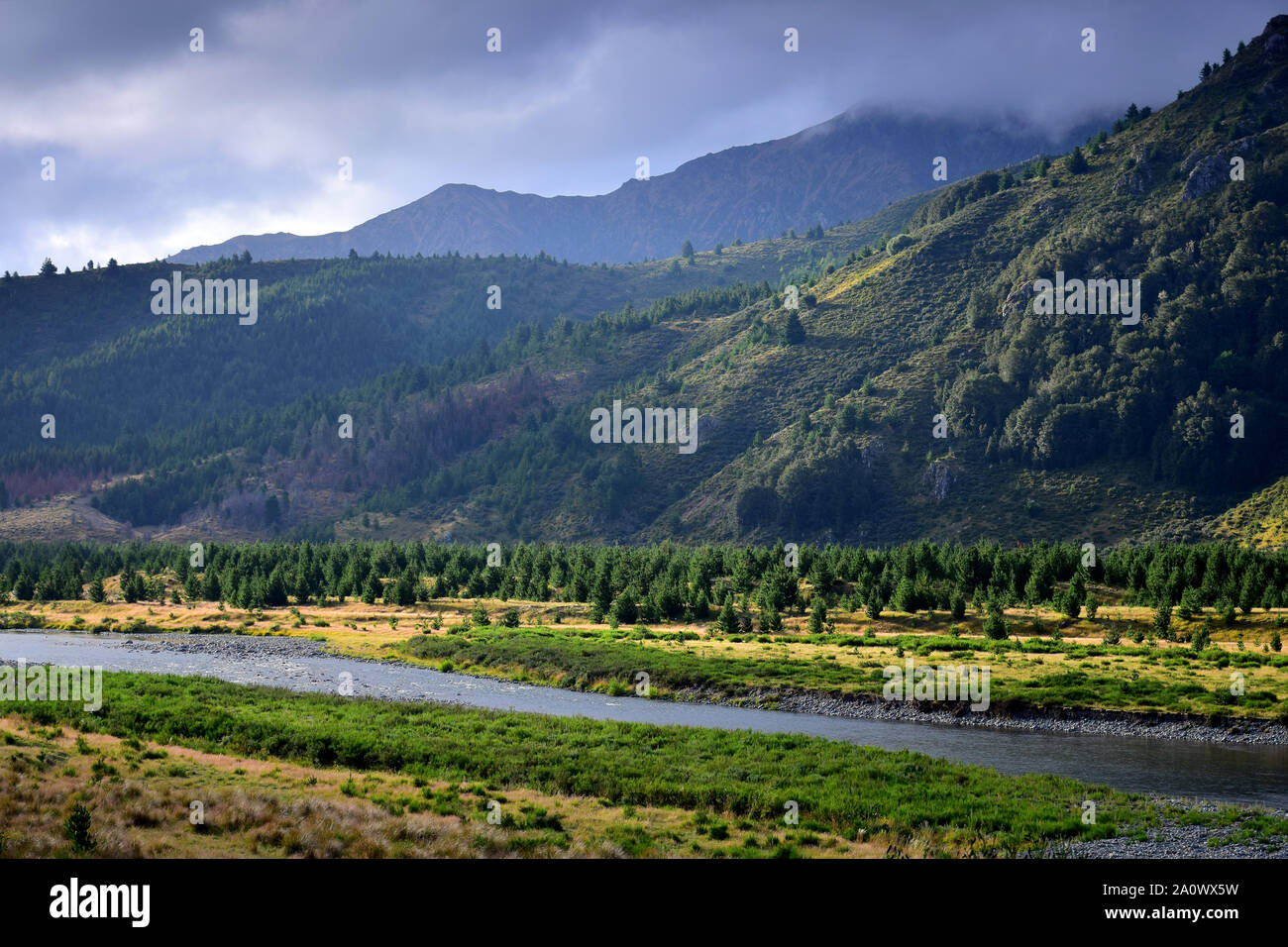 New Zealand Landscape River Spectacular Sights: New Zealand's