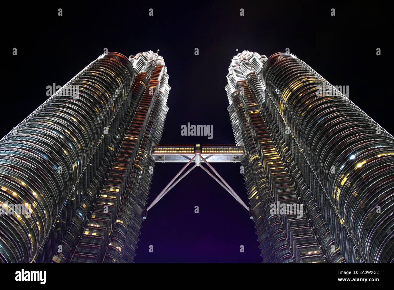 Kuala Lumpur, Malaysia, 08.14.2019: Stunningly colorful Petronas Twin ...