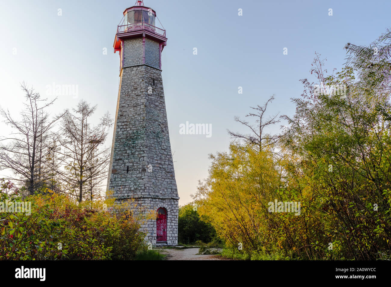 Gibraltar Point Lighthouse located on the Toronto Islands in Toronto ...