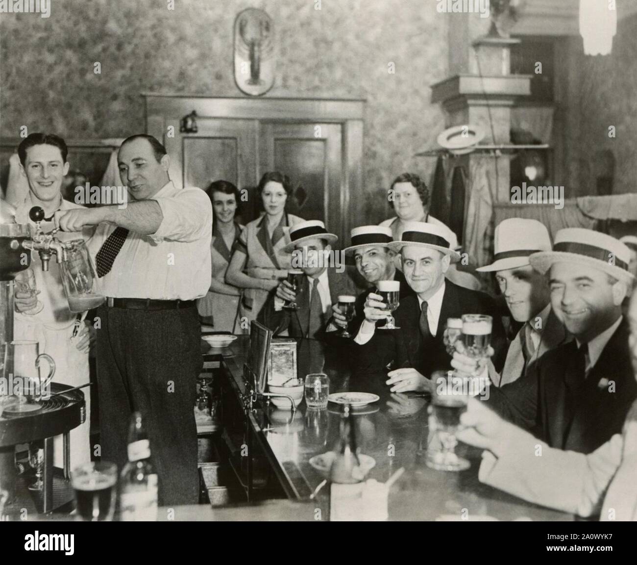 Prohibition times in America in the 30s Stock Photo - Alamy
