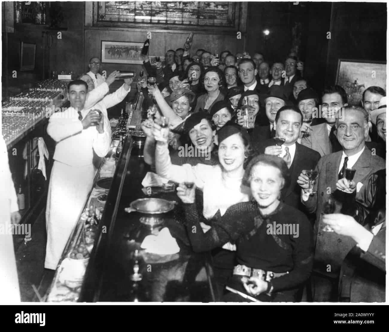 Prohibition times in America in the 30s Stock Photo - Alamy