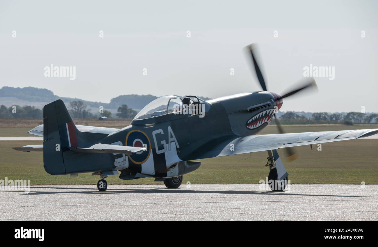 Cambridgeshire, UK 21st September 2019. 1940’s themed weekend of flying ...
