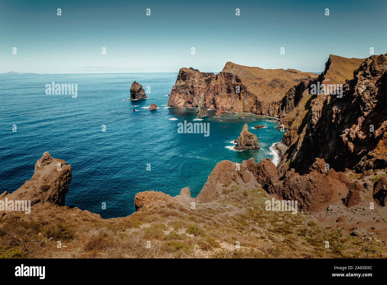 Beautiful view of Madeira Island, Ponta de São Lourenço - Portugal ...