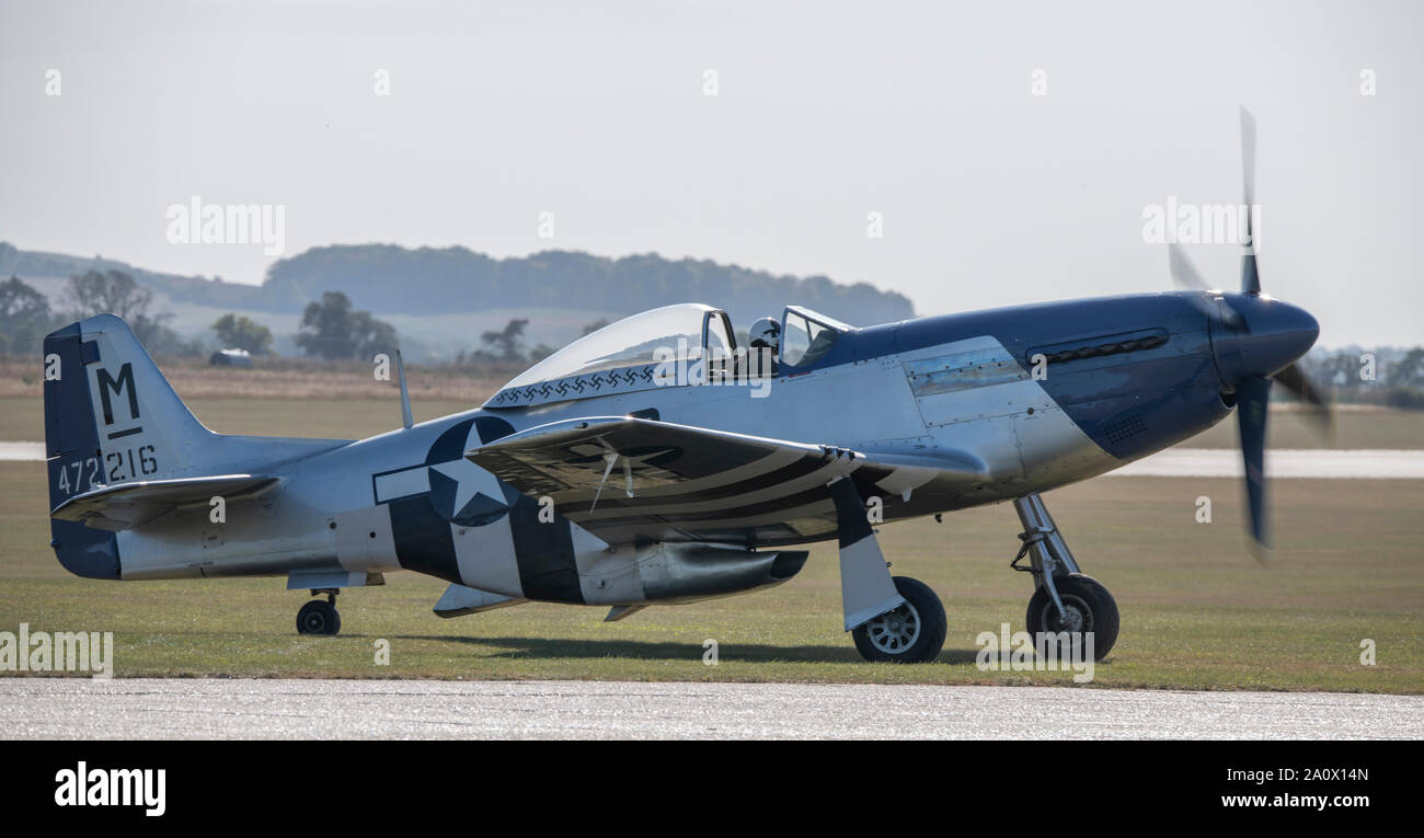Cambridgeshire, UK 21st September 2019. 1940’s themed weekend of flying ...
