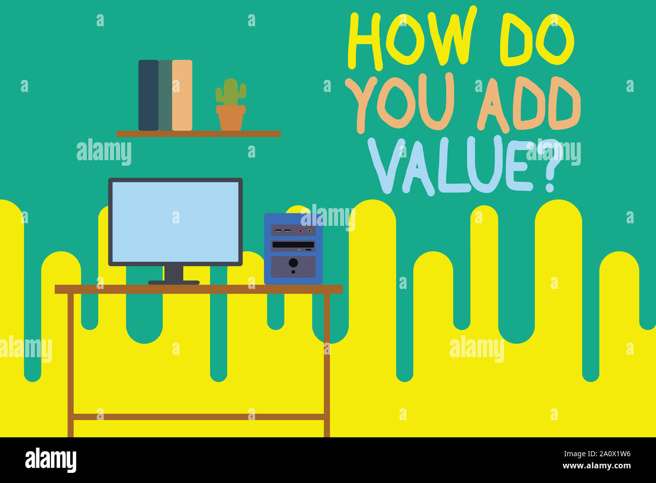 Writing note showing How Do You Add Value Question. Business concept ...