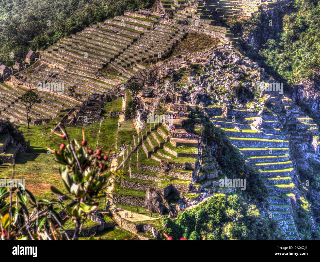 Machu Picchu, Peru - May 22, 2016: View of Machu Picchu from Huayna ...
