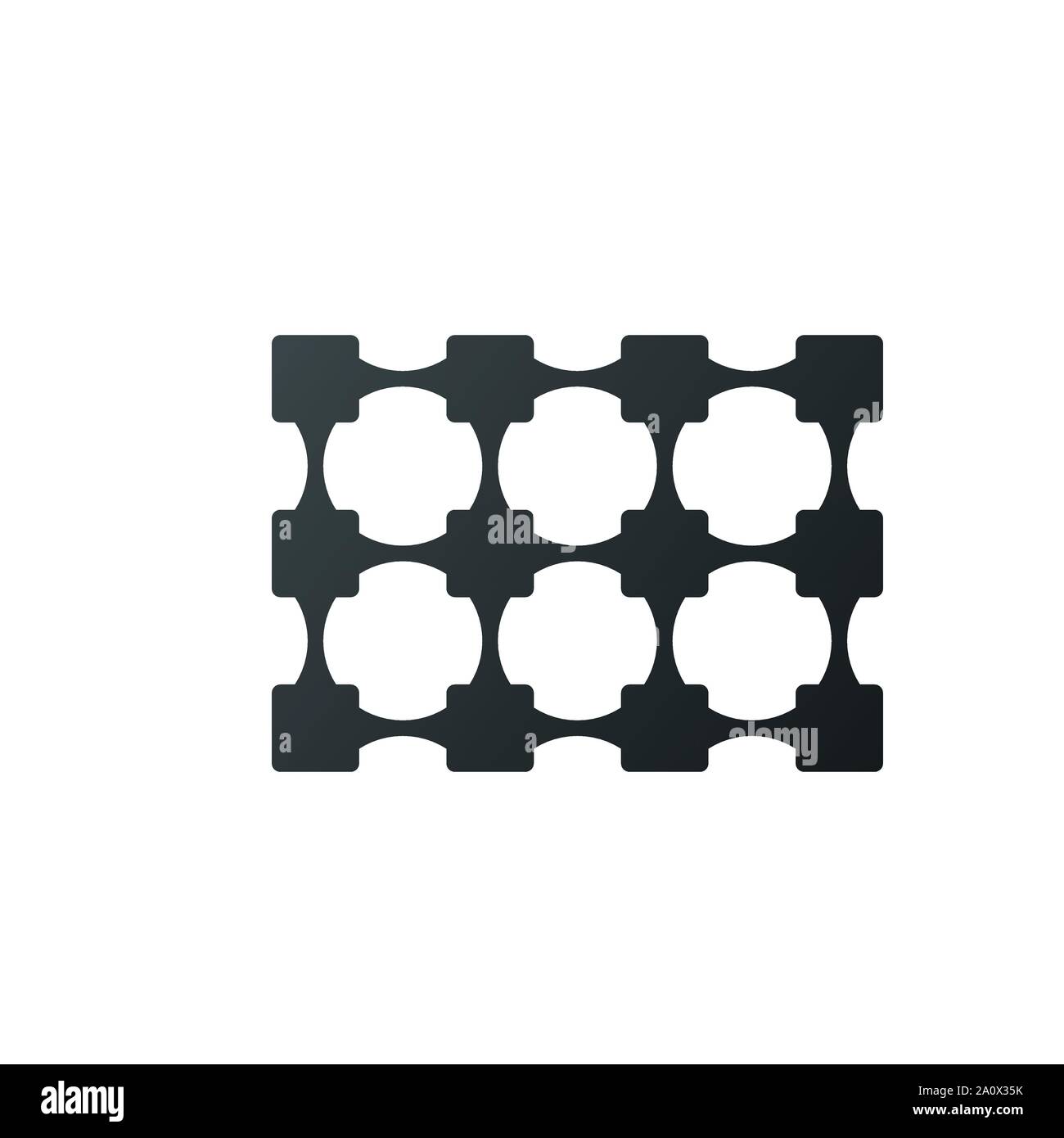 Vector abstract boxes background. Modern technology illustration with square structure. Digital ...