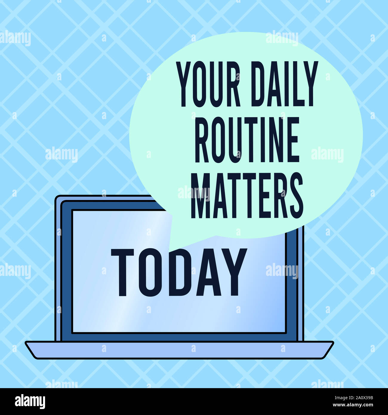 Conceptual hand writing showing Your Daily Routine Matters. Concept ...