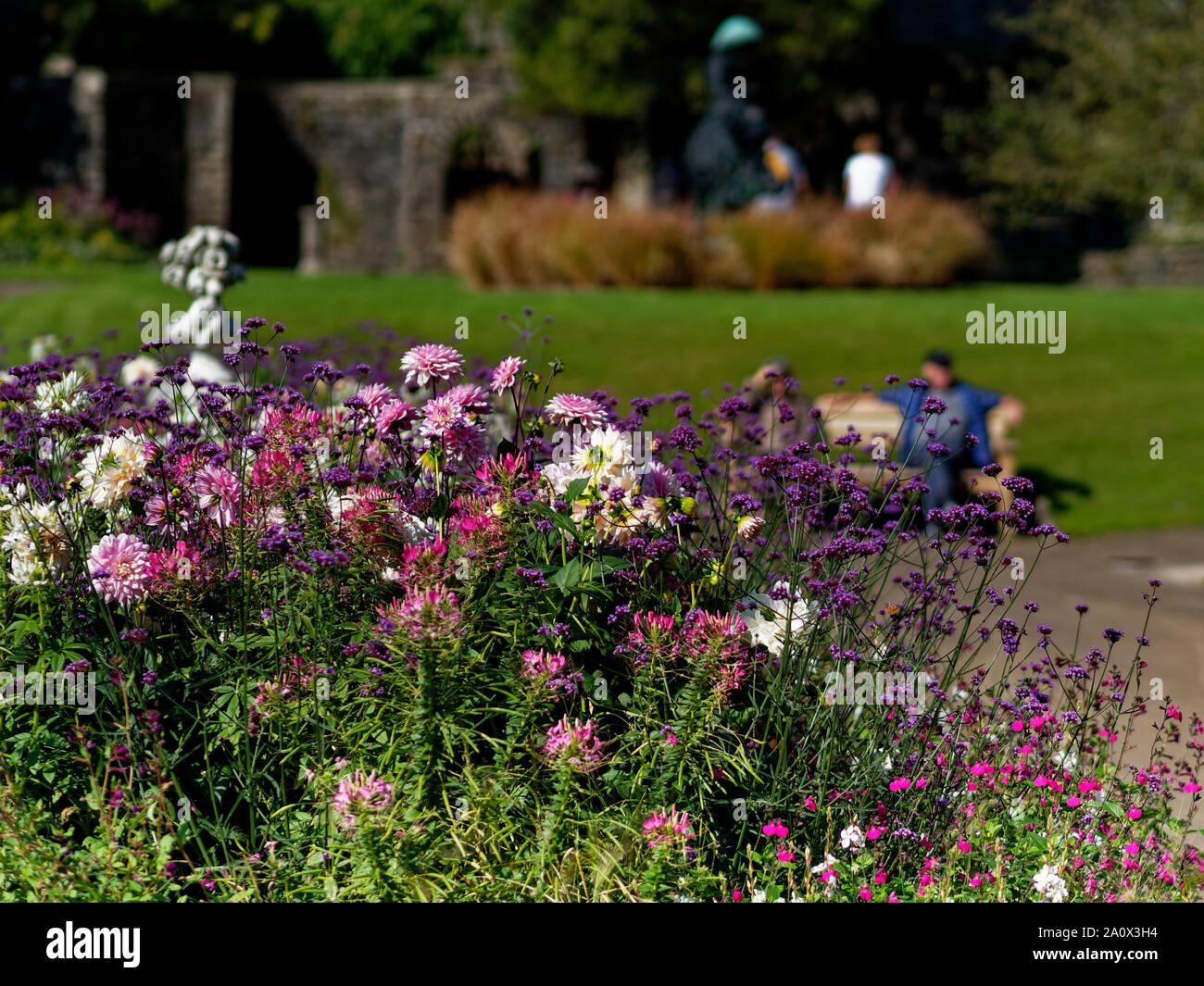 Botanical Gardens, Dyffryn Gardens, St Nicholas, Wales, UK Stock Photo ...