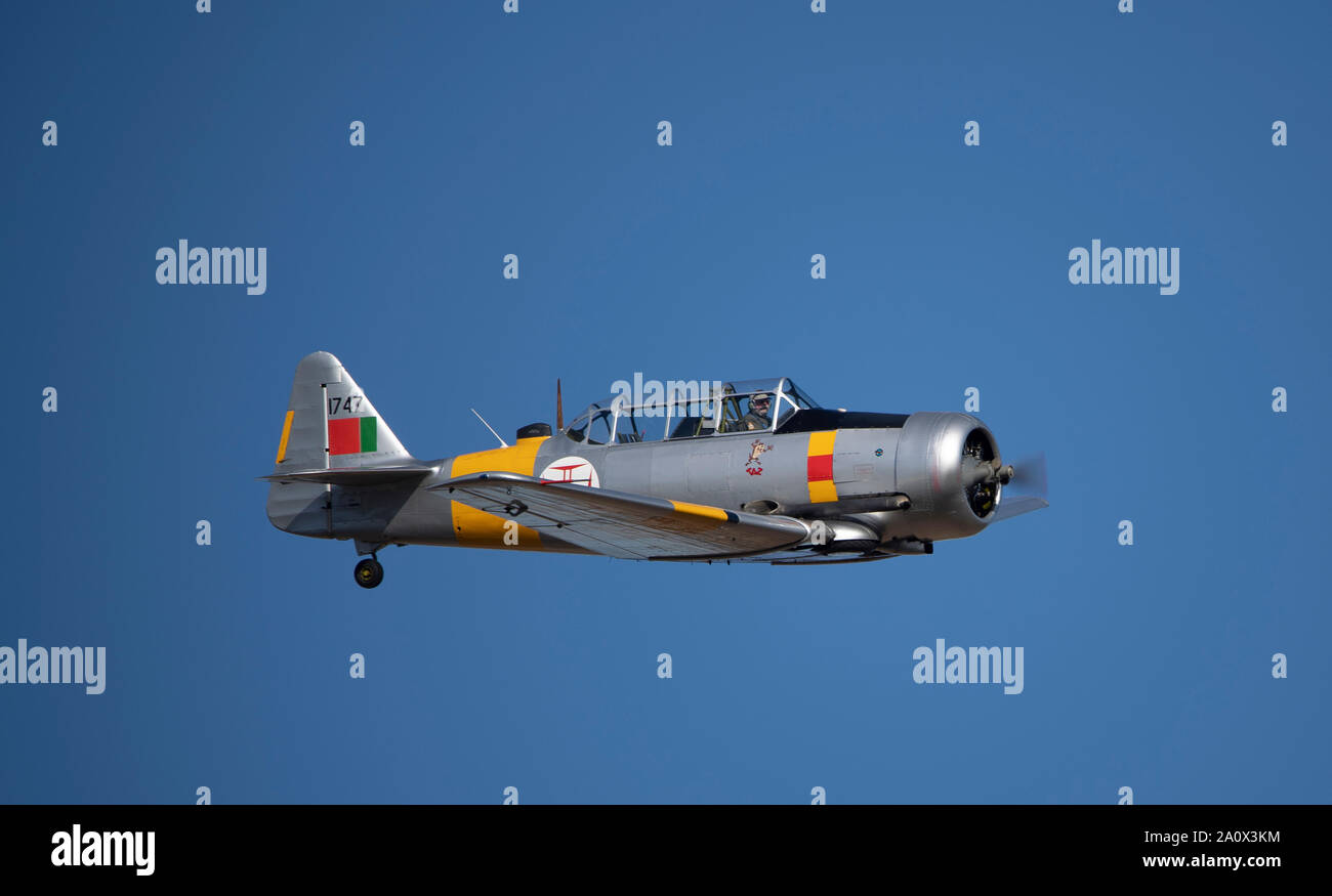 North American Harvard trainer displaying at IWM Duxford 2019 Battle of ...