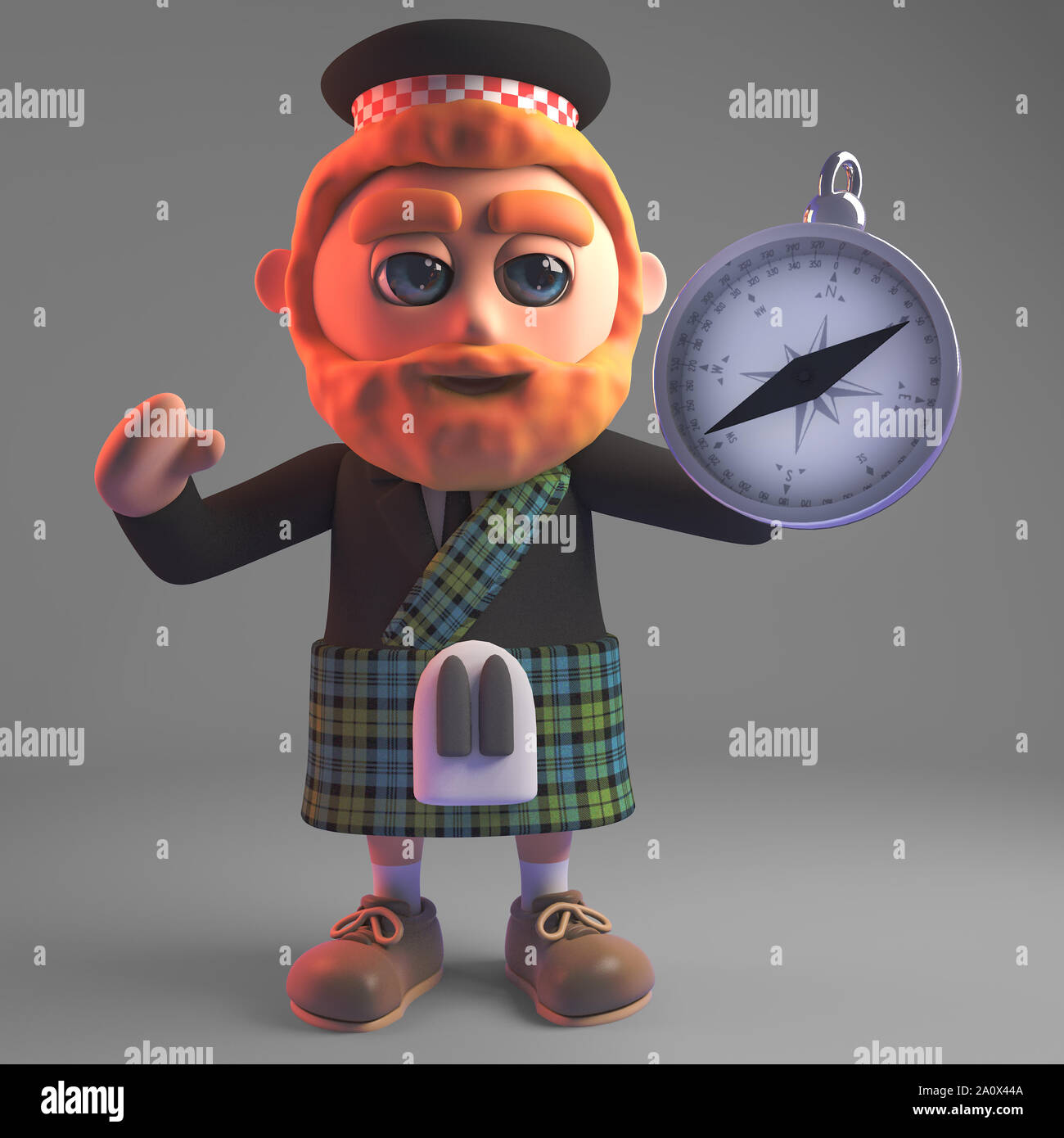 Scottish cartoon character hi-res stock photography and images - Alamy