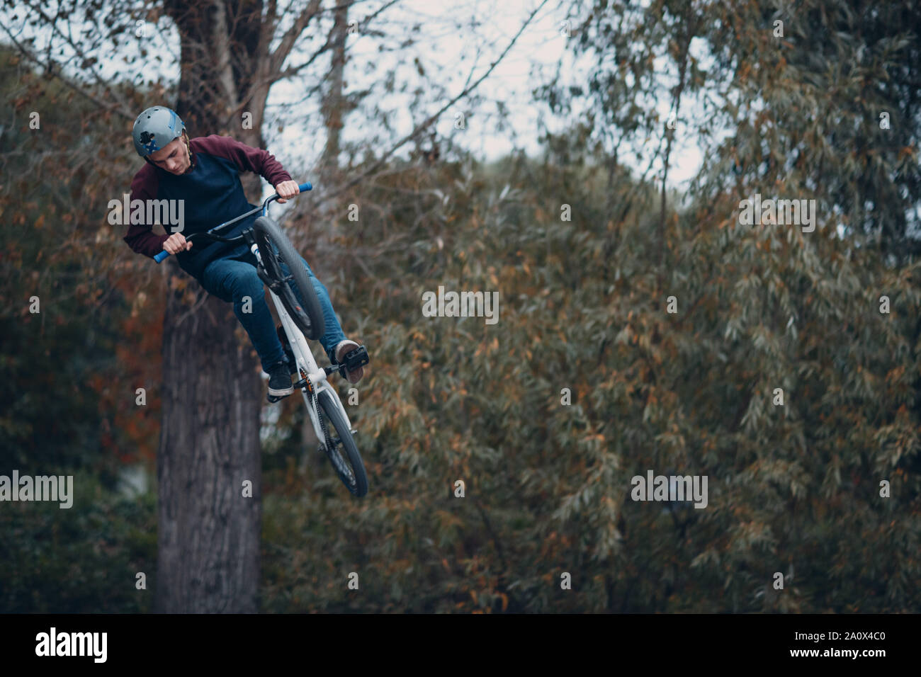 Bmx trick helmet hi-res stock photography and images - Alamy