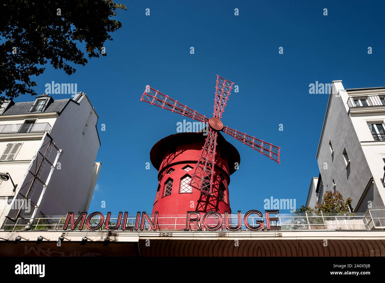 The Moulin Rouge nightclub in Paris, France Stock Photo - Alamy