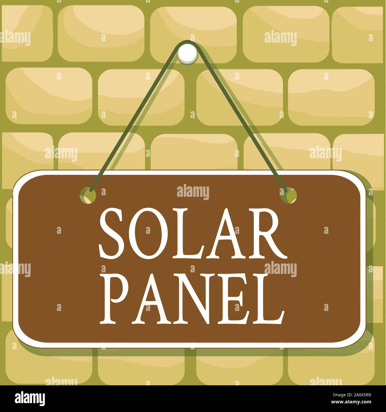 Handwriting text Solar Panel. Conceptual photo designed to absorb suns rays source of energy ...
