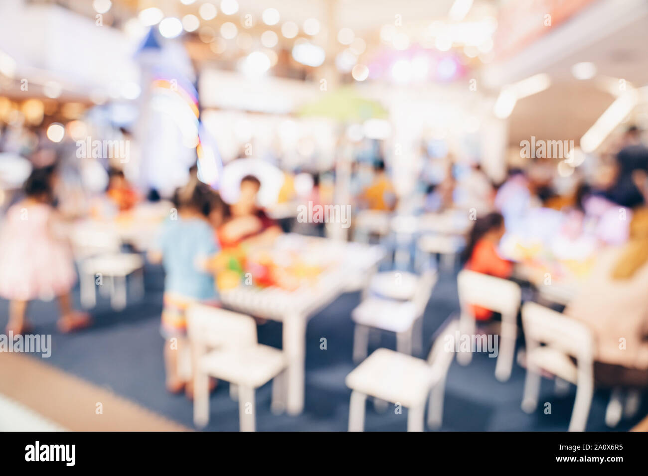 Abstract blur background crowd people in shopping mall for background ...