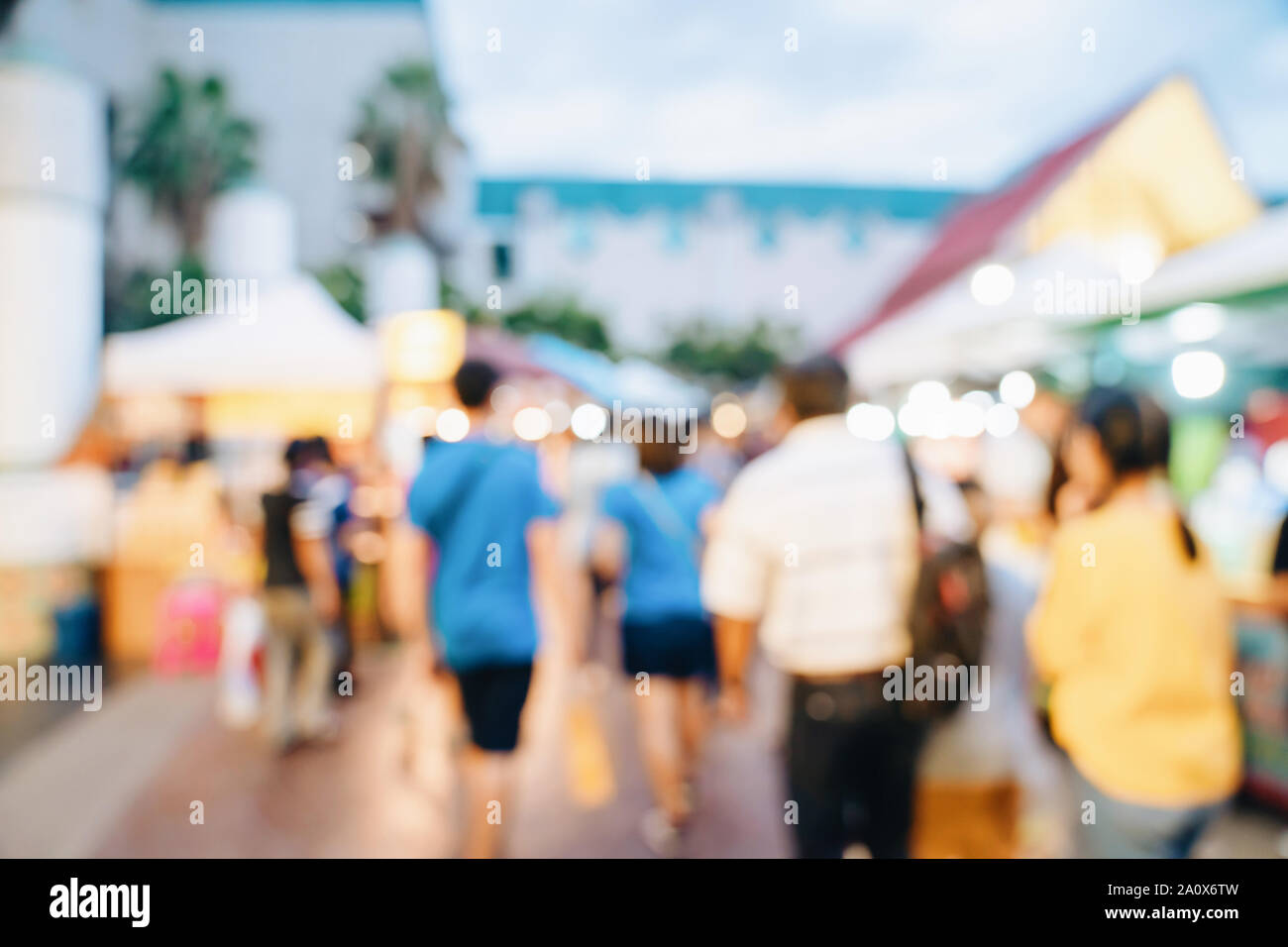Abstract blur background crowd people in shopping mall for background ...