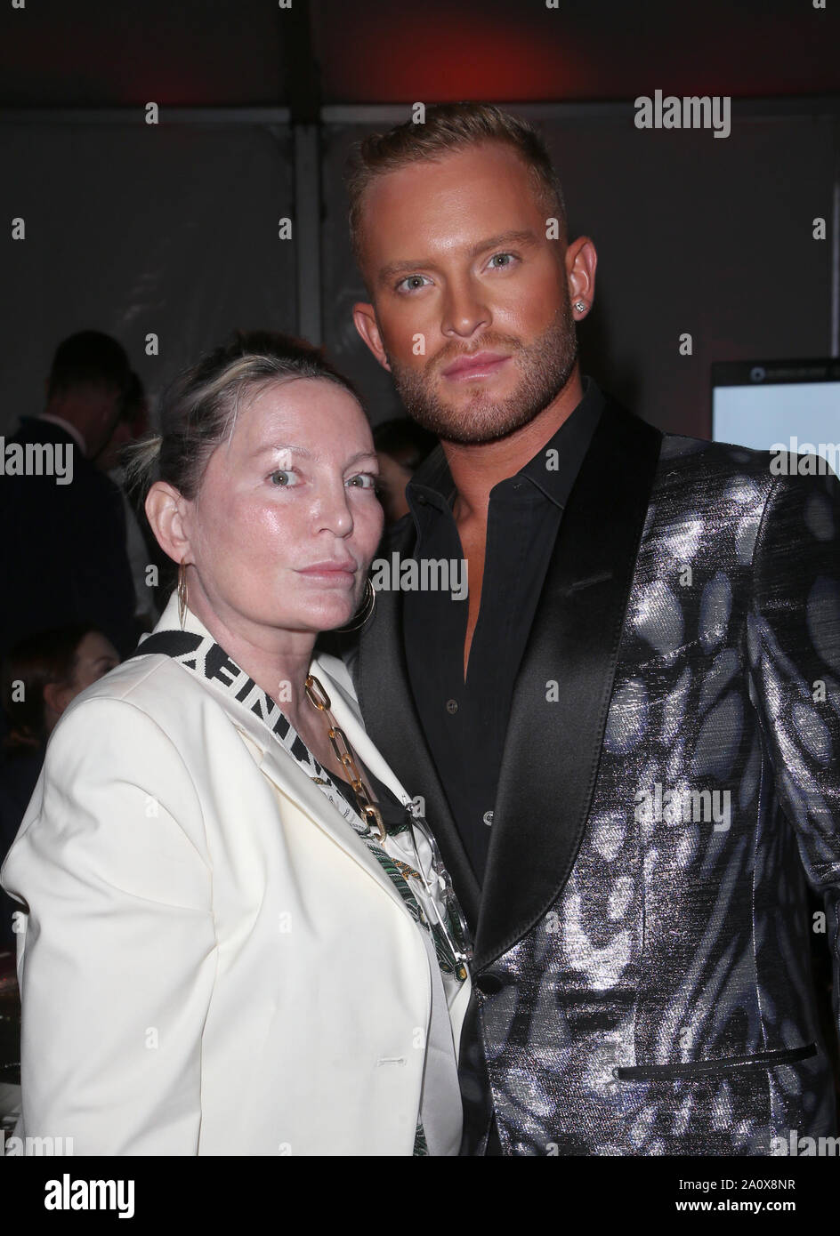 LOS ANGELES, CA - SEPTEMBER 21: Ariadne Getty, August Getty, at Los ...