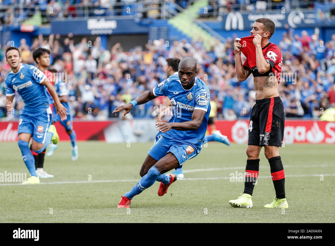Madrid, Spain. 22nd Sept 2019. La Liga, Club Getafe Club de Futbol ...