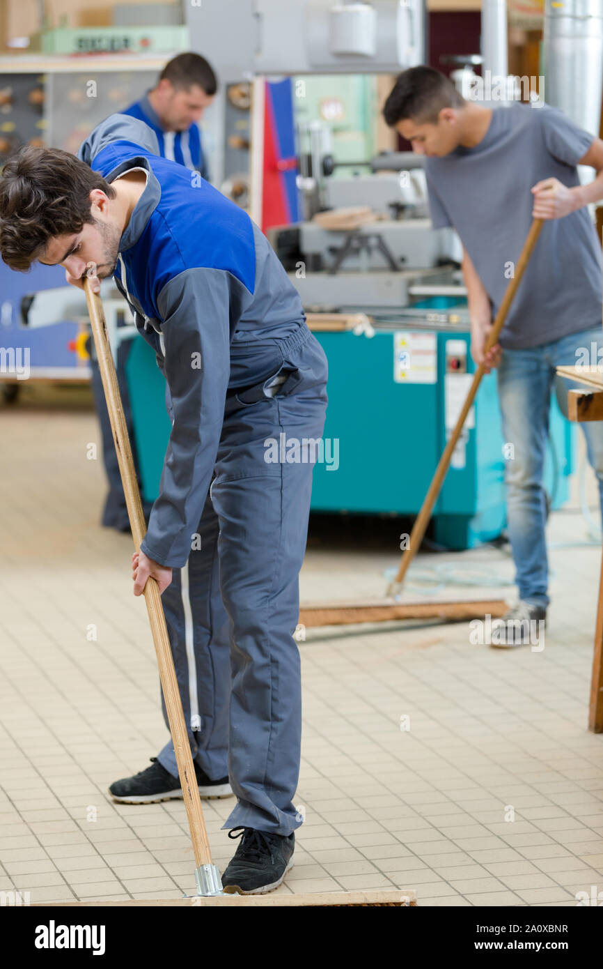 Factory cleaning up water hose hi-res stock photography and images - Alamy