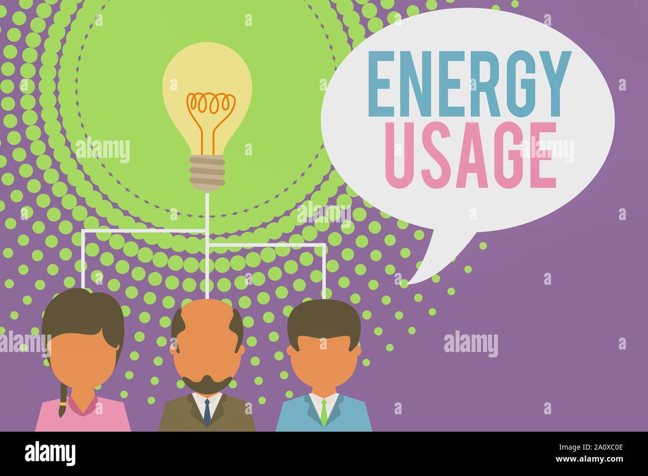 Word writing text Energy Usage. Business photo showcasing Amount of ...