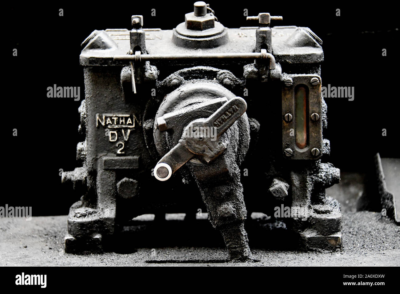 R761 Black and Red Steam Train at Southern Cross Station, Melbourne ...
