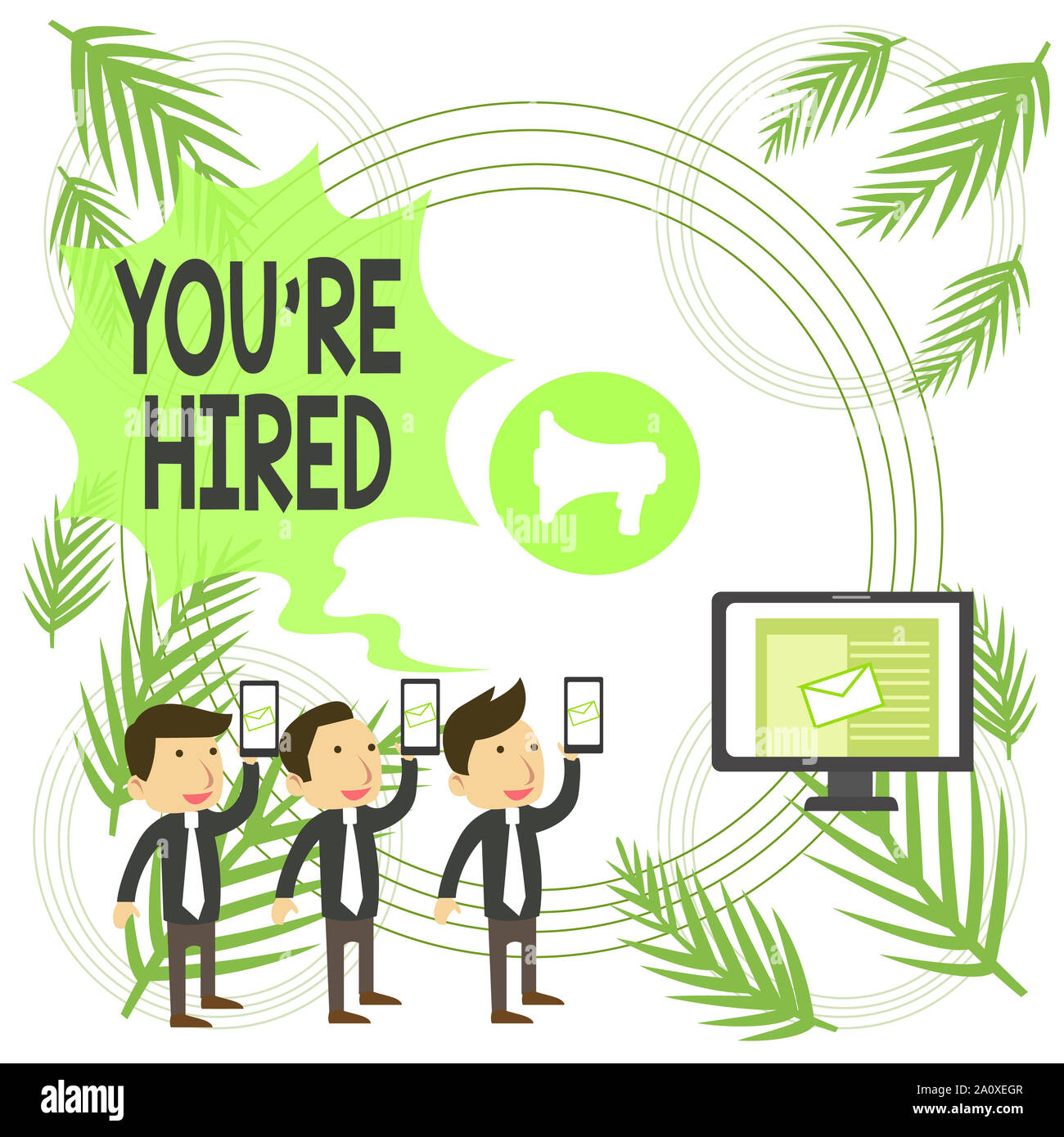 Signing contract new job Cut Out Stock Images & Pictures - Alamy