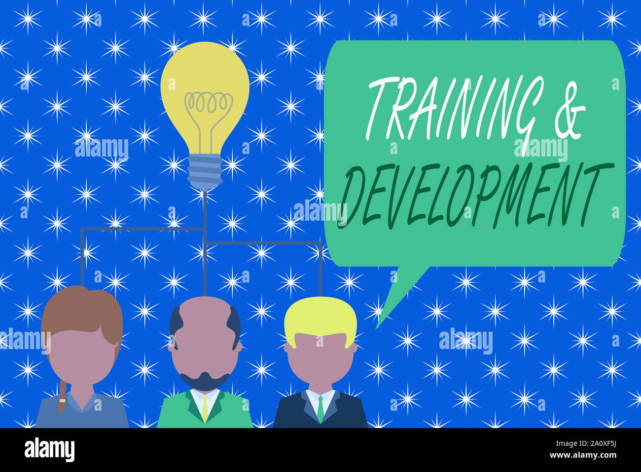 Word writing text Training And Development. Business photo showcasing learn specific knowledge ...